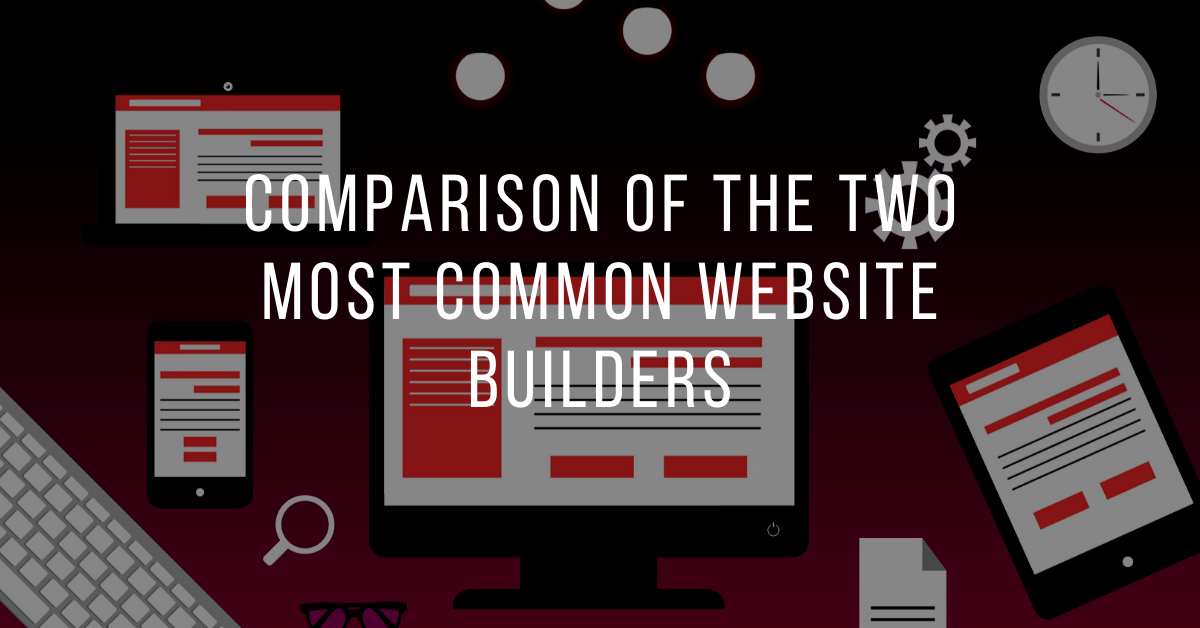 Comparison of the two most common Website Builders - LinkCollider - Blog